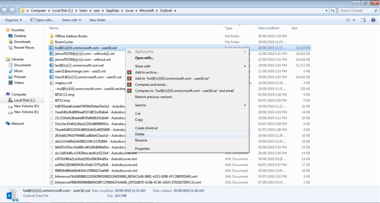 How to Re-Create and Recover Damaged OST Files in Outlook 2013/2016