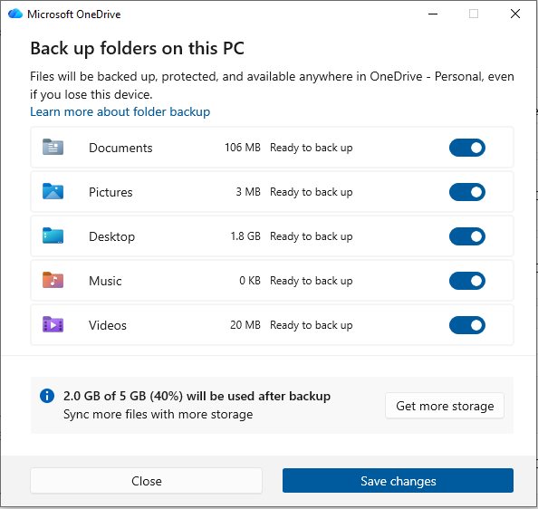 How to Move Windows Known Folders (KFM) to OneDrive?